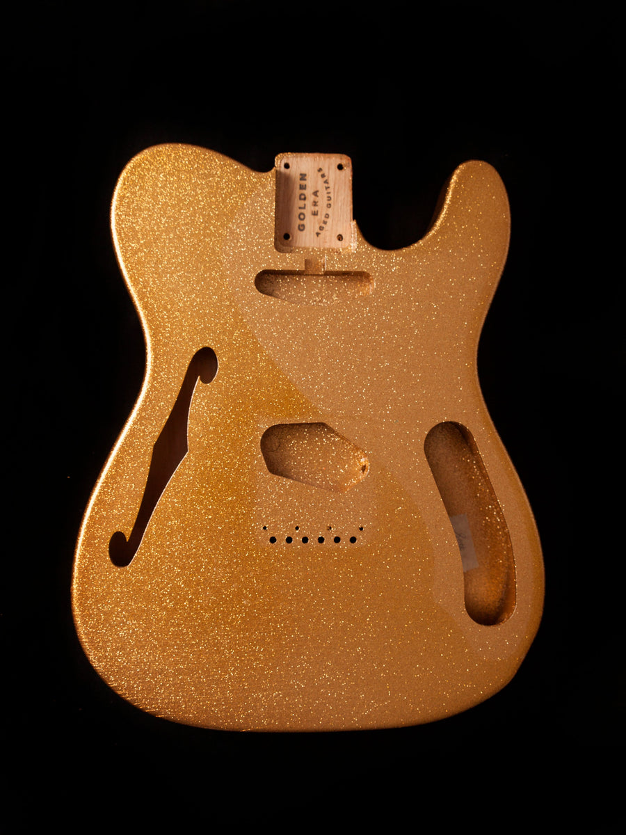 Gold Metal Flake Thinline TC Body GE0306 – Golden Era Aged Guitars